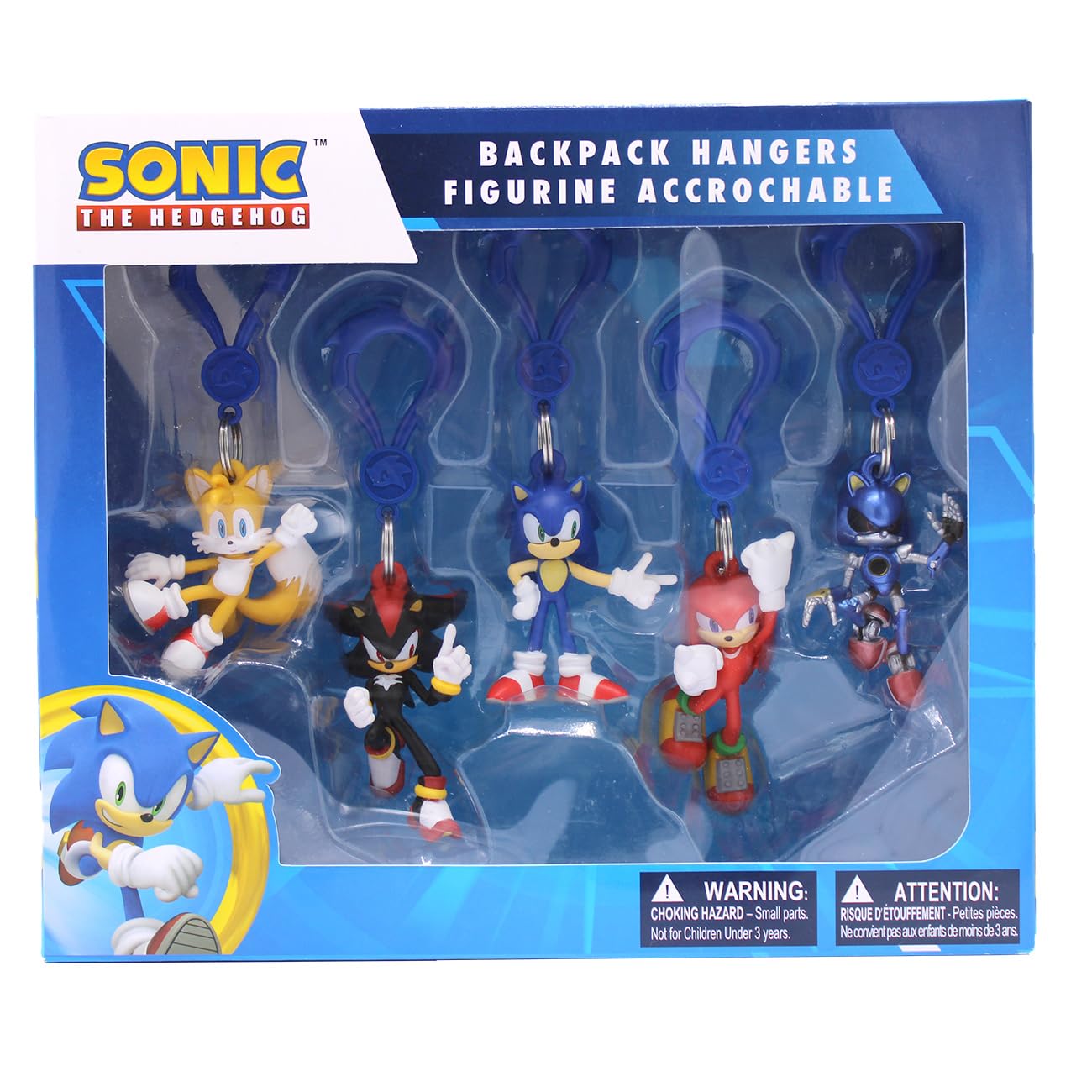 Mua Sonic The Hedgehog Backpack Hanger Series 3 Collectors Box 5-Pack ...