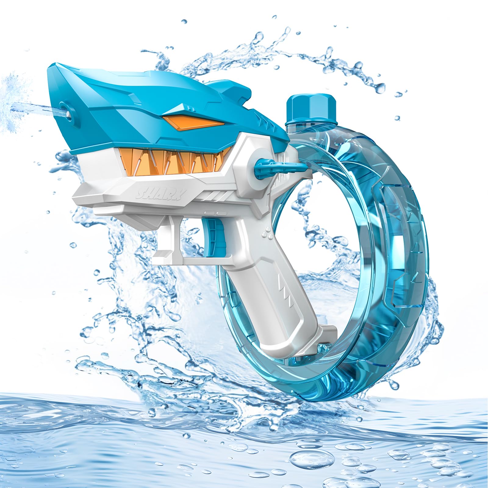 Electric Water Gun, Automatic Powerful Squirt Gun Toys Up to 33 FT Long ...