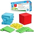 Amazon.com: Simply Magic 131 PCS Foam Base Ten Blocks for Math - Place ...