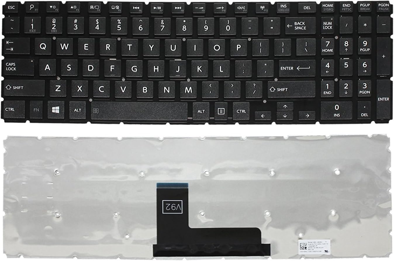 Amazon.com: New US keyboard for Toshiba Satellite L55-B5288 L55-B5237 ...