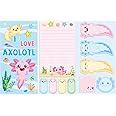 Amazon.com : Axolotl Sticky Notes Set - Cute Animal Mexican Walking ...