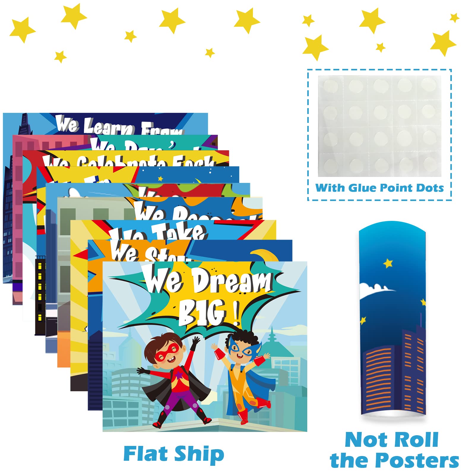 Mua Super Theme Hero Posters Hero Classroom Bulletin Board Banner ...