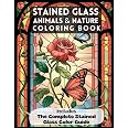 Amazon.com: Stained Glass Animals & Nature Coloring Book: Relaxing ...