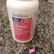 Amazon.com: Basic Care Allergy Relief, Diphenhydramine Hcl Tablets 25 ...