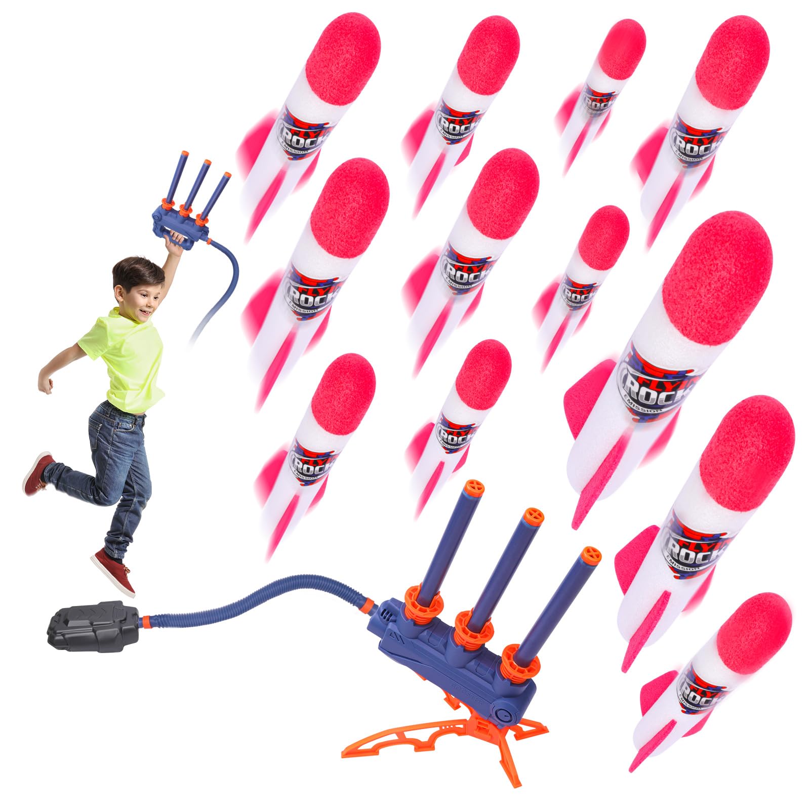 Mua Rocket Launcher for Kids with 12 Foam Rocket, 2in1 Air Rocket ...
