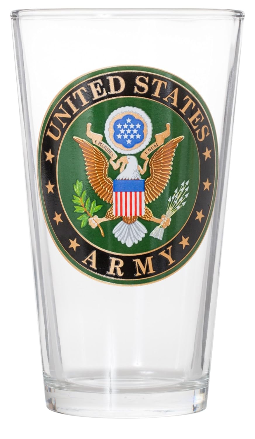 Amazon.com | Officially Licensed United States Army Emblem Pint Glass ...