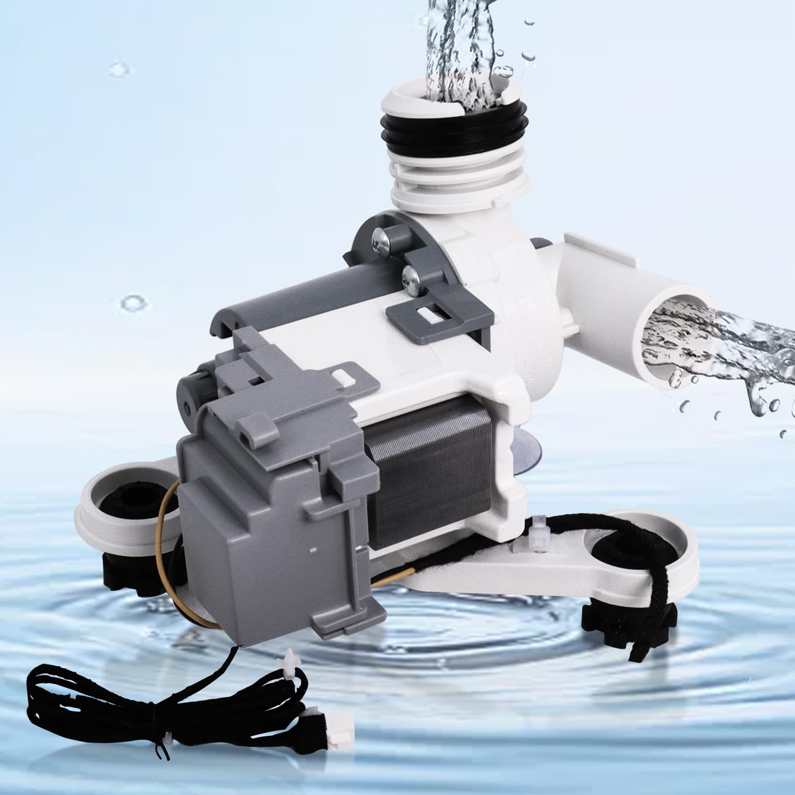 DC97-19289F Washer Drain Pump Assembly Compatible with Sam-sung Washing ...