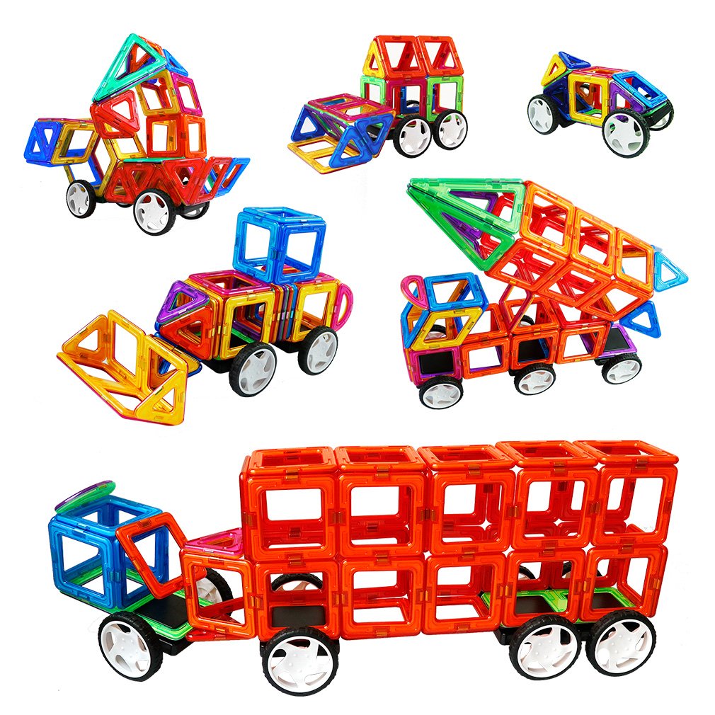 Mua MAGBLOCK 4 Pieces Wheels Set Compatible with Hole Magnetic Blocks ...