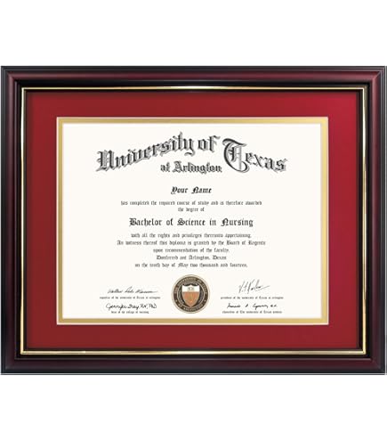 University Of Illinois Diploma Frame Southern Illinois University 8.5"