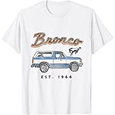 Amazon.com: Ford - Bronco Logo EST 1966 T-Shirt : Clothing, Shoes & Jewelry
