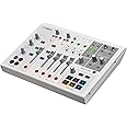 Amazon.com: Yamaha AG08 White 8-Channel Live Streaming Loopback Mixer/USB Interface with ...