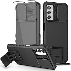 Amazon.com: Asuwish Phone Case for Samsung Galaxy A13 5G with Tempered Glass Screen Protector ...