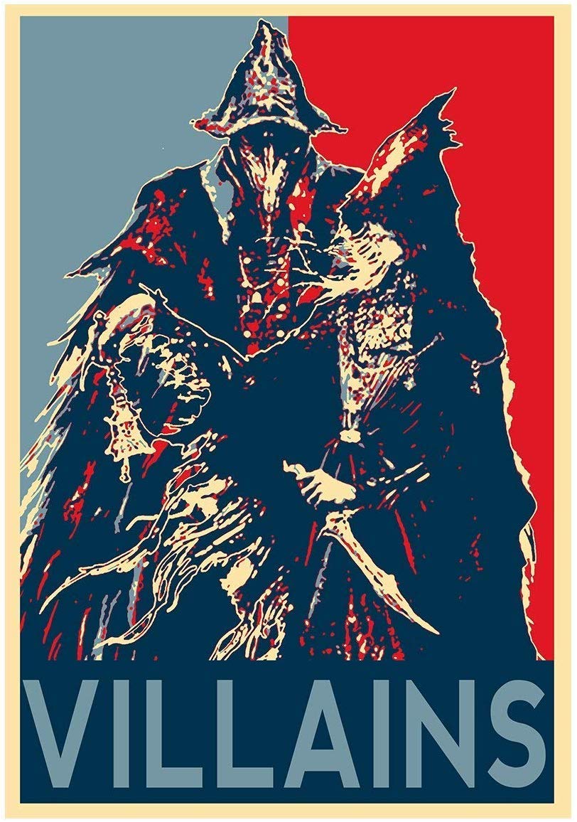 Mua Bloodborne Propaganda Villains Movie Poster (40x60) [Parallel ...