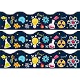 Amazon.com: Whaline 72Pcs 70.8Ft Science Bulletin Board Borders Back to ...