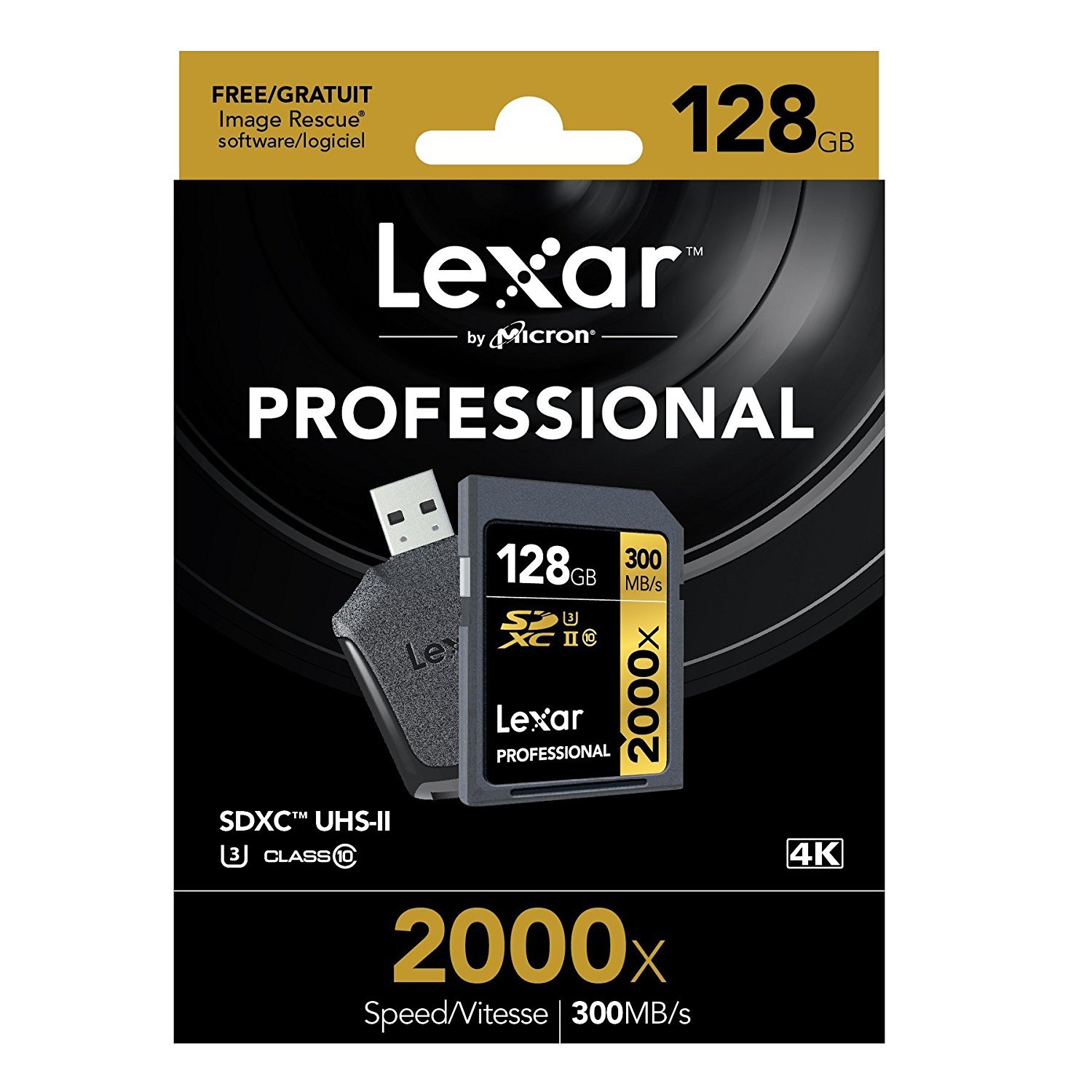 Mua Lexar Professional 2000x SDHC/SDXC UHS-II Card, 128 GB (Max Read ...