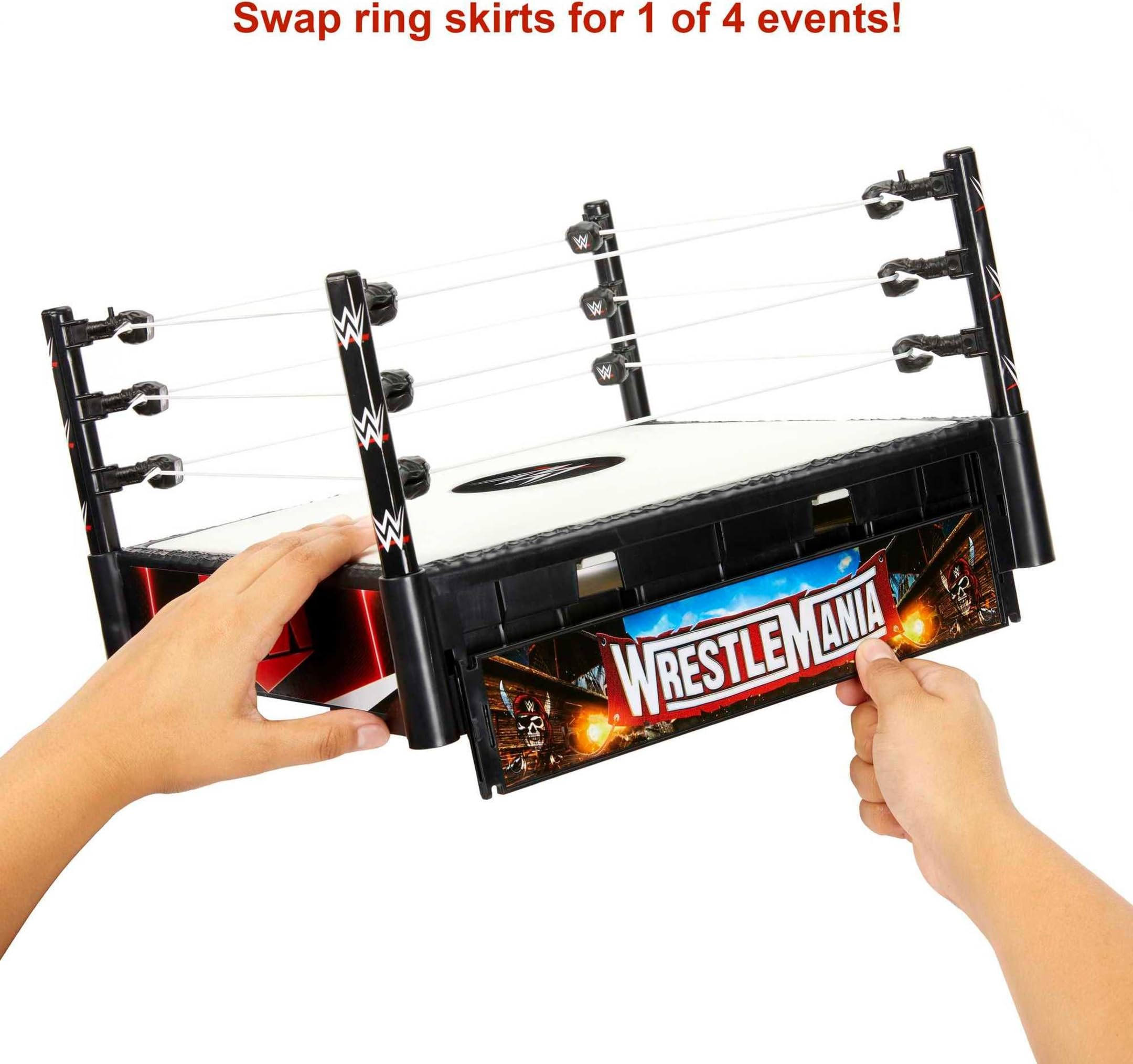 Mua Mattel WWE Superstar Ring, 14 inches with Spring-Loaded Mat, 4 ...