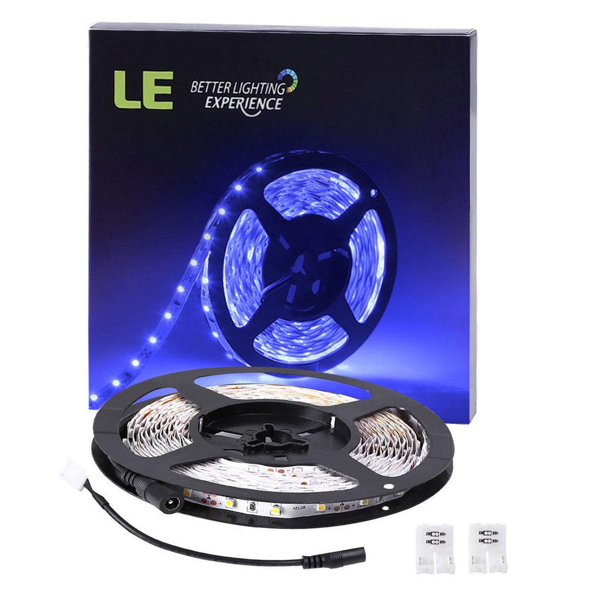 LE 16 4ft 12V Flexible LED Strip Lights Blue 82 Lumens 1 5 Watts