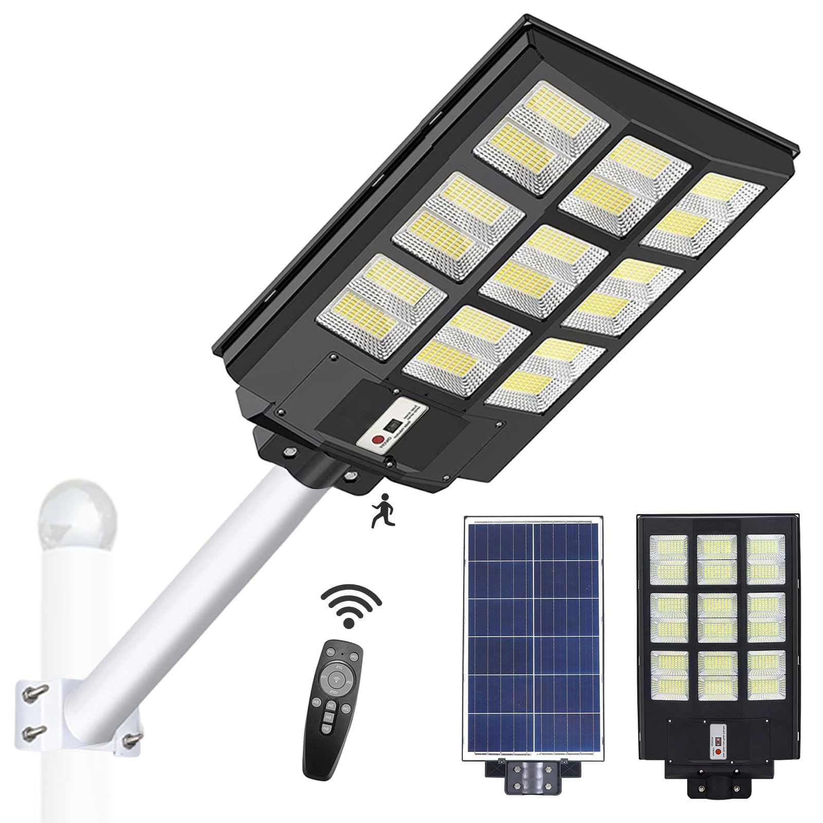 800W Solar Street Lights Outdoor, Motion Sensor Led Solar Outdoor ...