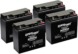Amazon.com: (4 Pack) ExpertPower 12 Volt 20 Ah Rechargeable Battery ...