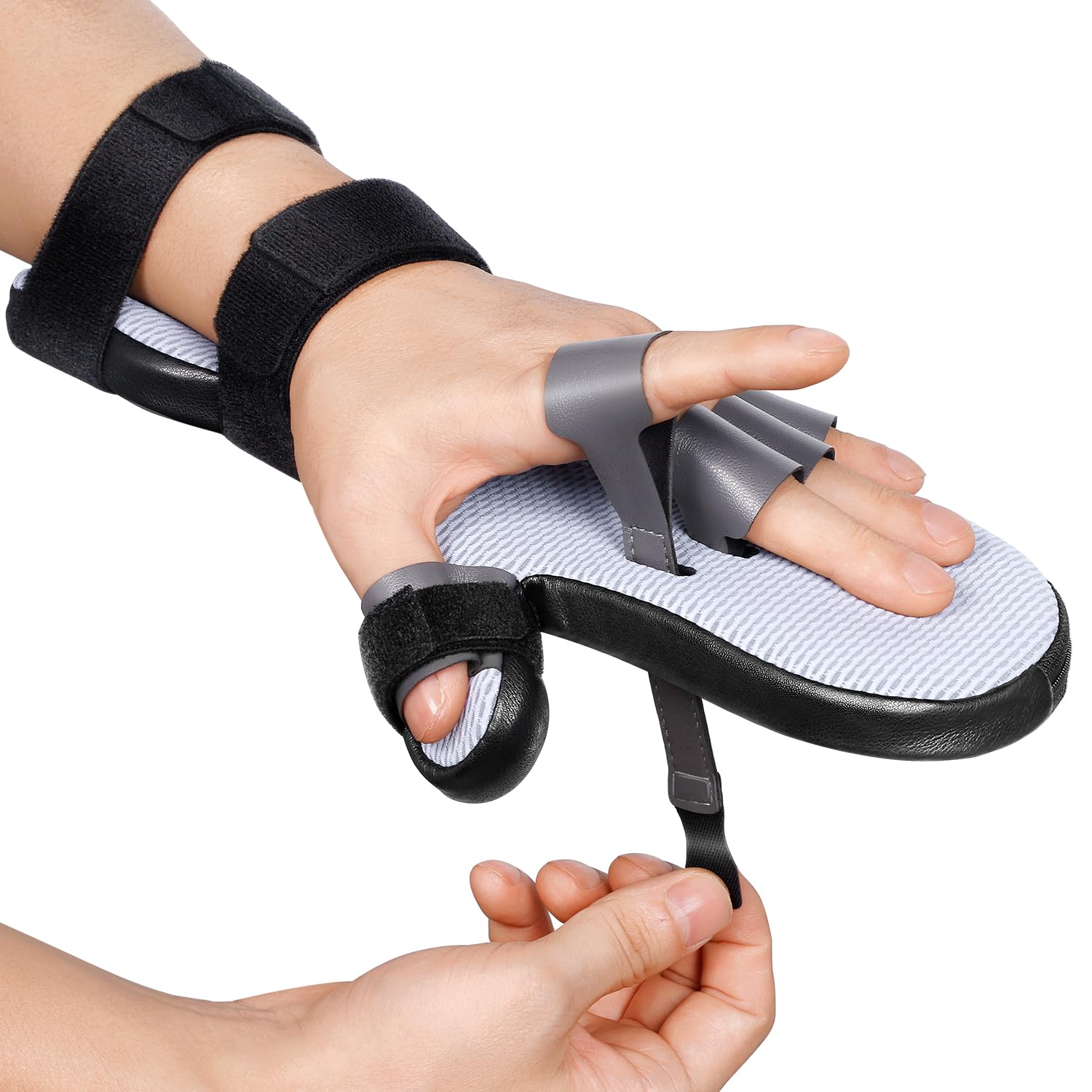 DrFinger Upgrade Resting Hand Splint Brace for Straightening Fingers ...