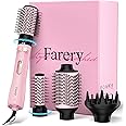 Amazon.com : Farery 4-in-1 Rotating Blow Dryer Brush Set | Oval Volumizing Barrel, 1.5" & 2 ...