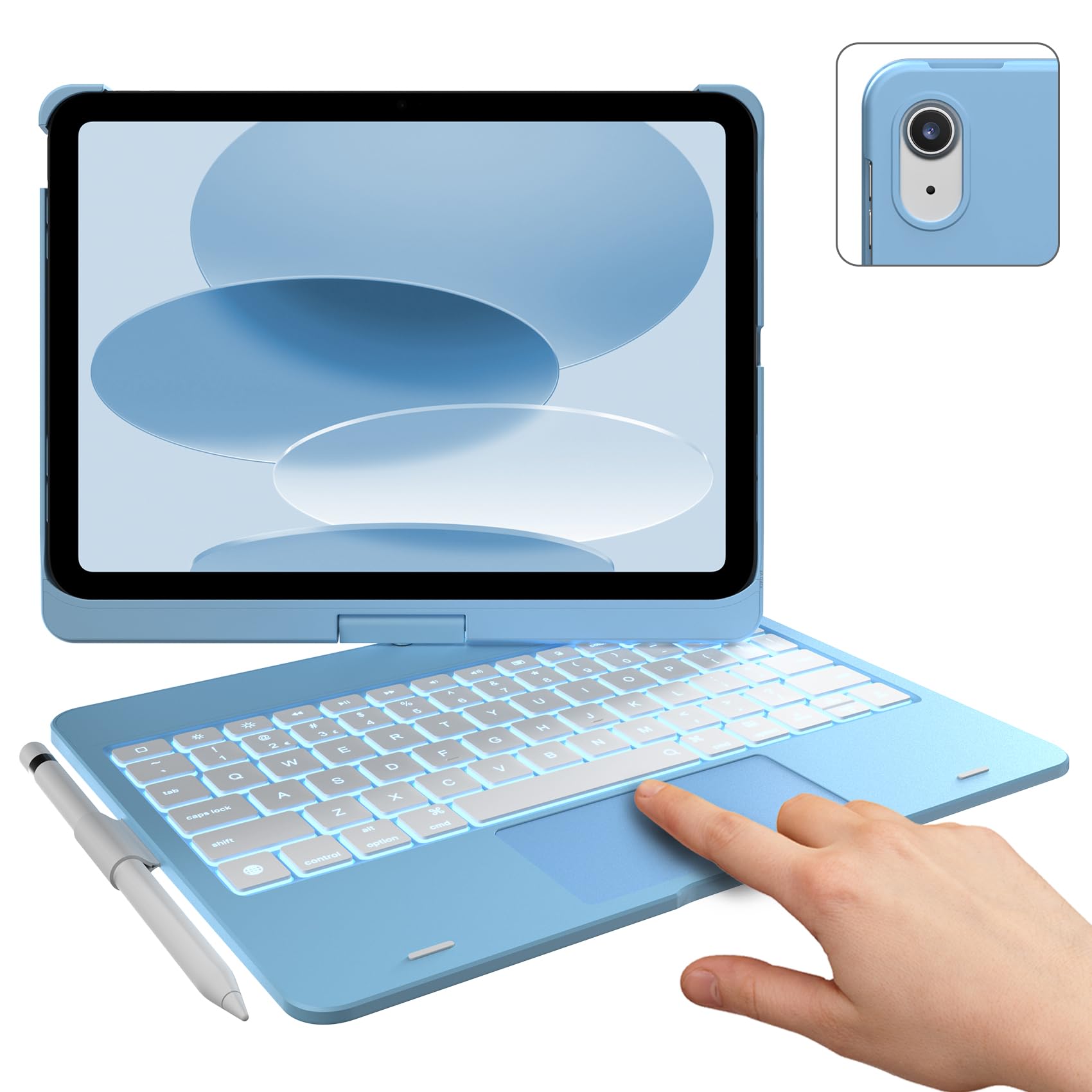 typecase Touch iPad 10th Generation Case with Keyboard (10.9", 2022 ...