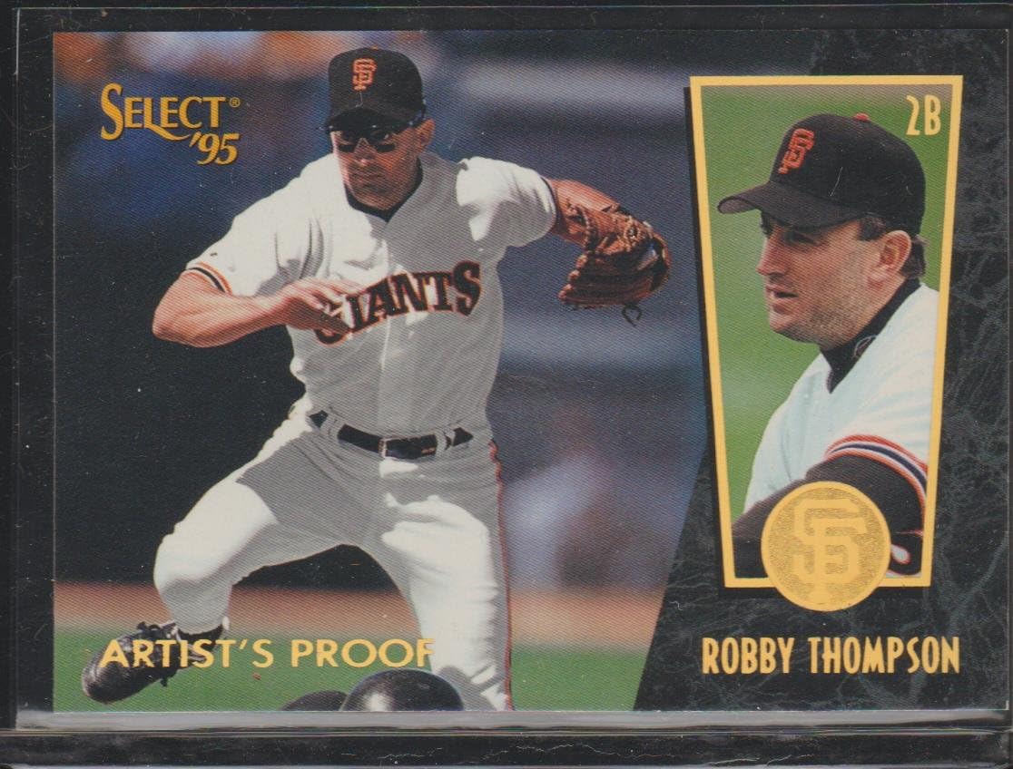 1995 Select Robby Thompson Giants Artist Proof Baseball Card #213 at ...