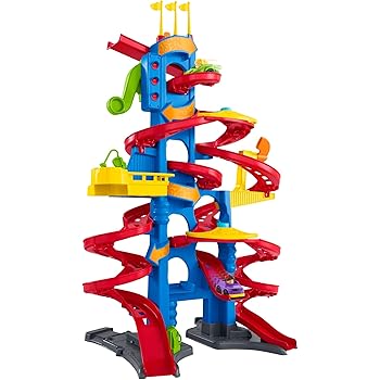 Amazon.com: Fisher-Price Little People Wheelies Stand 'n Play Rampway ...