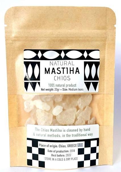 Amazon.com : Chios Mastiha Tears Gum Greek 100% Natural Mastic Packs ...