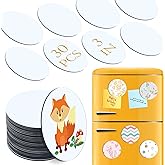 Amazon.com: ZYNERY Sublimation Magnet Blanks 3x3 inch, 30Pcs ...