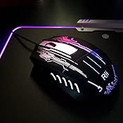 RK400 Rainbow LED Backlit Gaming Keyboard Mouse Combo Bundle UK Layout ...