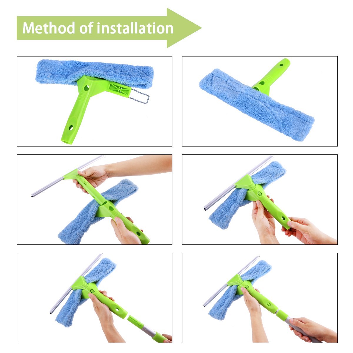 Mua TJOUL Poseeruiz Window Squeegee Cleaner Scrubber 3 in 1 ...