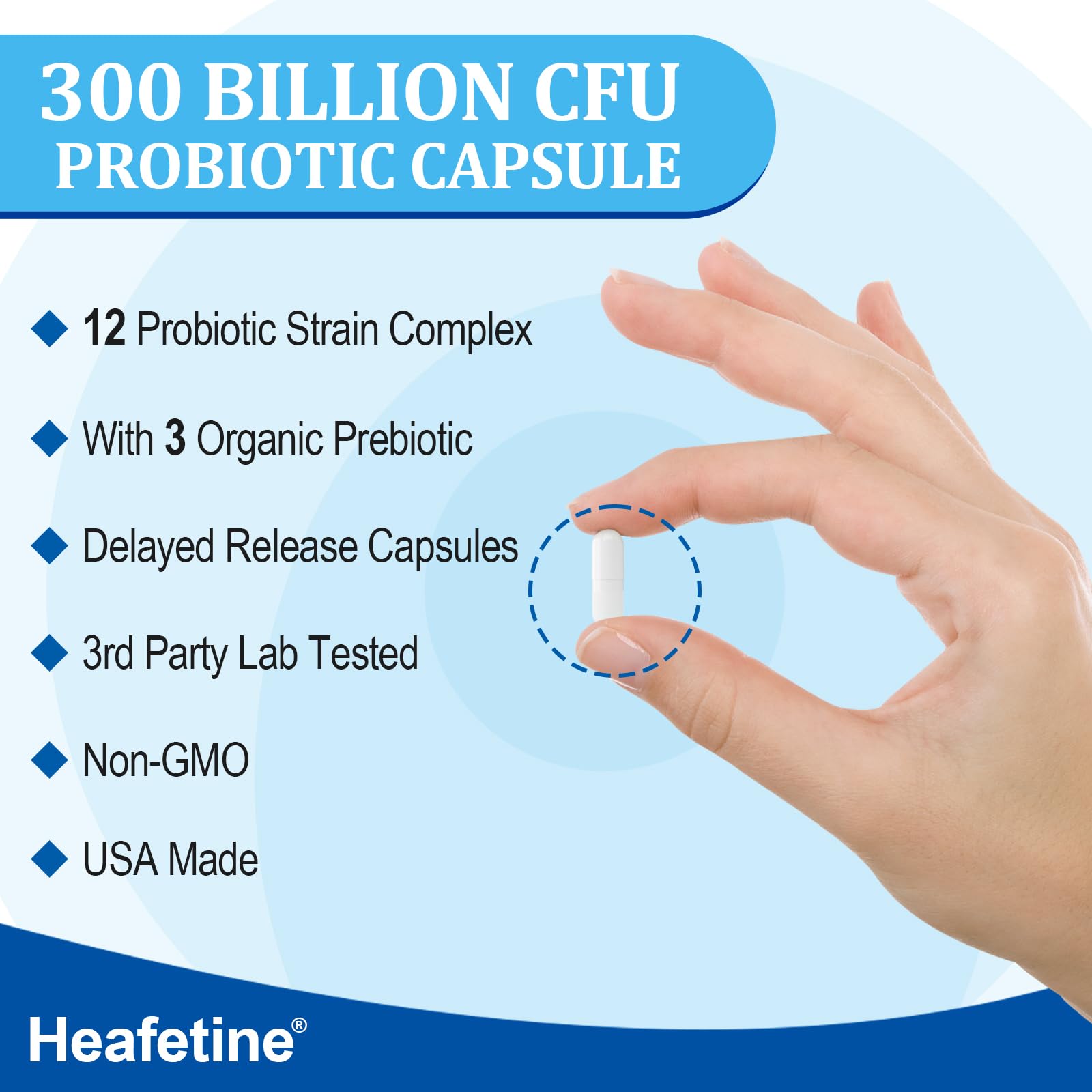 Mua 300 Billion CFUs Probiotic, Probiotics for Women Men - 12 ...