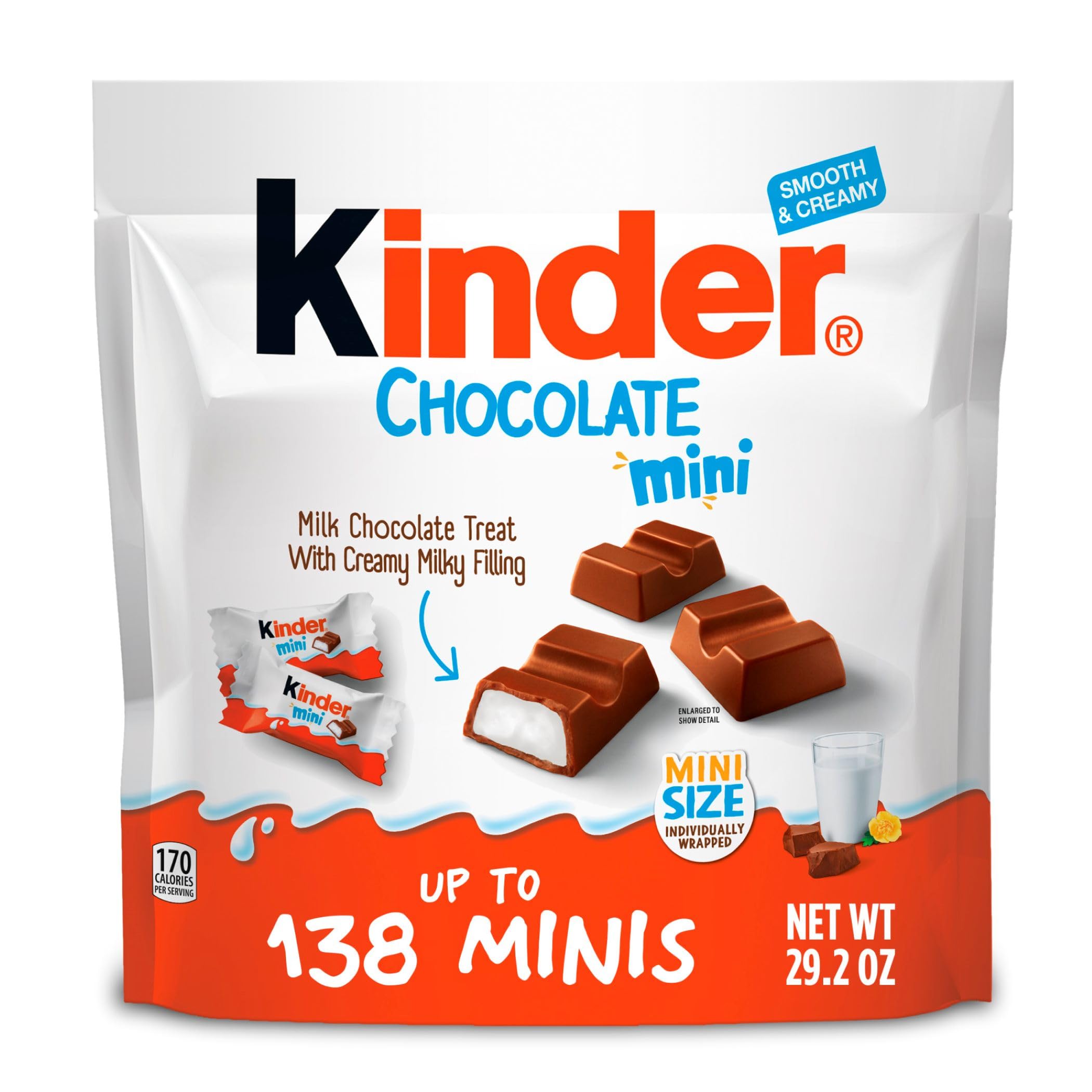 Mua Kinder Chocolate Mini, 29.2 oz Bulk Pack, Up to 138 Minis, Milk ...