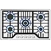 30 inch Gas Cooktop, Bulit-in Gas Stove Top with 5 Burner, NG/LPG ...