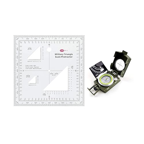 GOTICAL Military UTM/MGRS Coordinate Scale Map Reading and Land ...