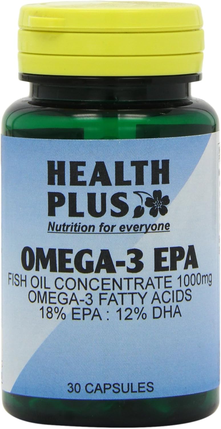 Health Plus Omega-3 Epa 1000mg Fish Oil Supplement – 30 Capsules – BigaMart