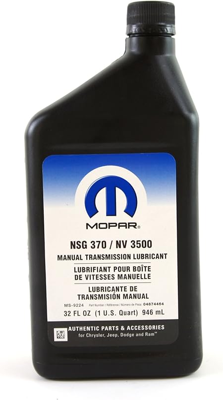 Chrysler Genuine Mopar Fluid 4874464 Manual Transmission Lubricant - 1 ...