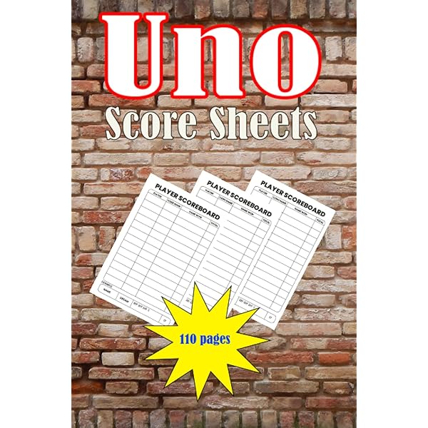 Uno Score Sheet Template Printable Uno Score Card Printable, 51% OFF