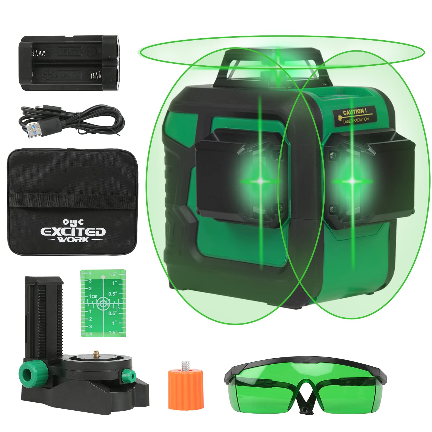 Mua 12 Lines Laser Leevl Self Leveling 3x360°, 3D Green Cross Line for ...