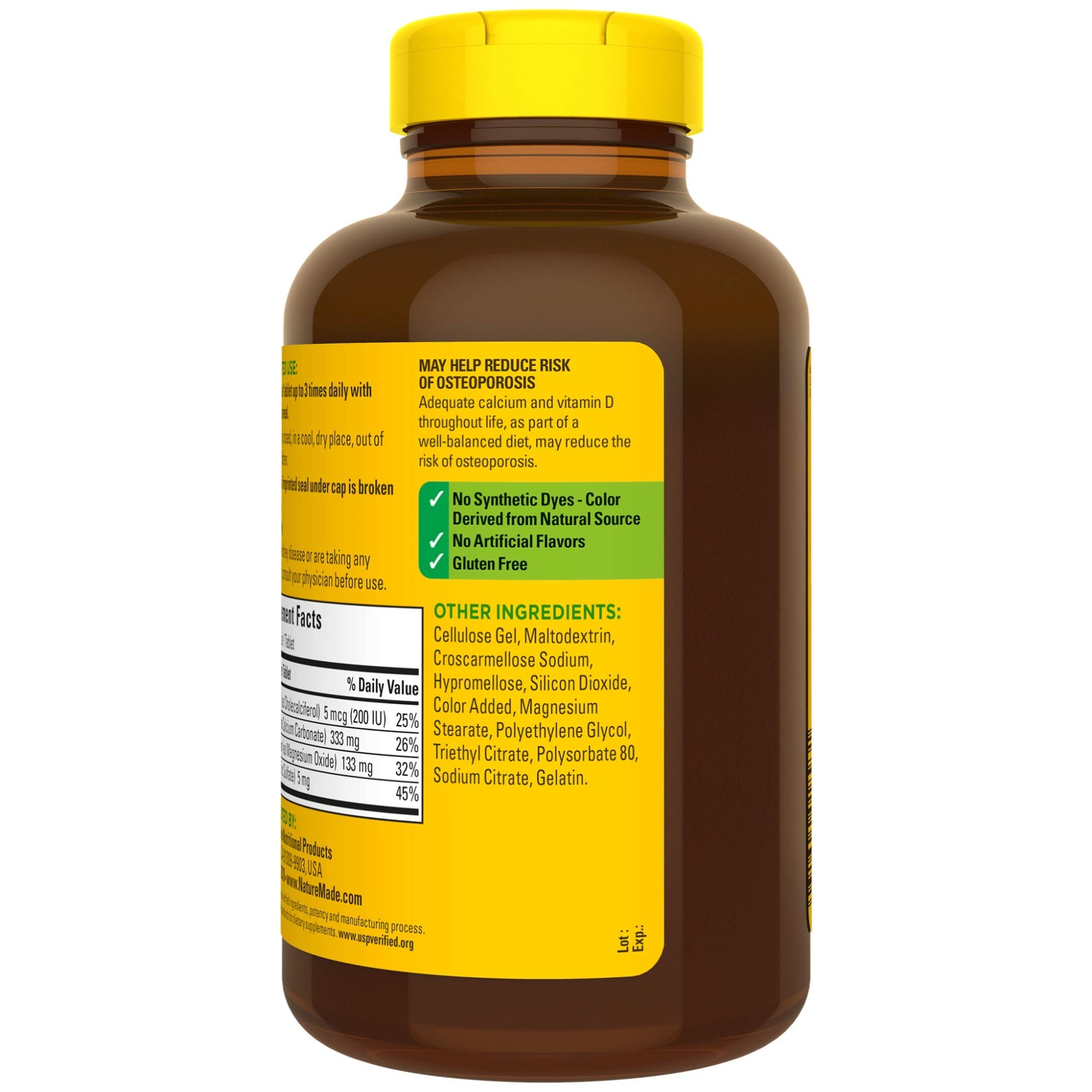 Mua Nature Made Calcium Magnesium Zinc with Vitamin D3, Dietary ...