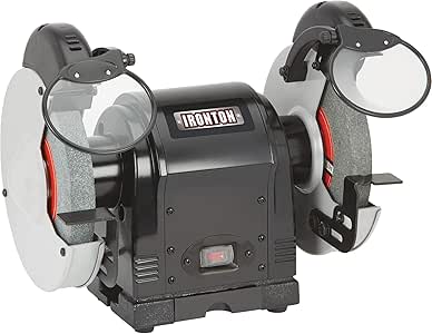 Ironton 8in. Heavy-Duty Benchtop Grinder - 3/4 HP, 3, 600 RPM ...