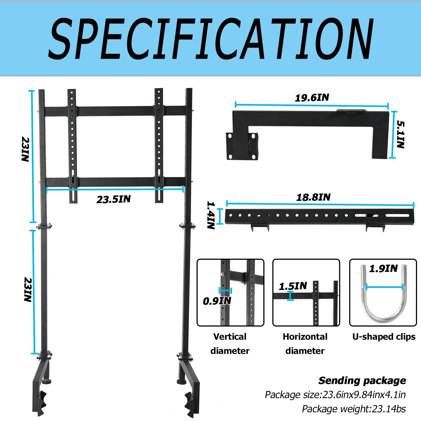 Mua Anman Racing Pro Visualizer Display Stand Fit for Round Tube Racing ...