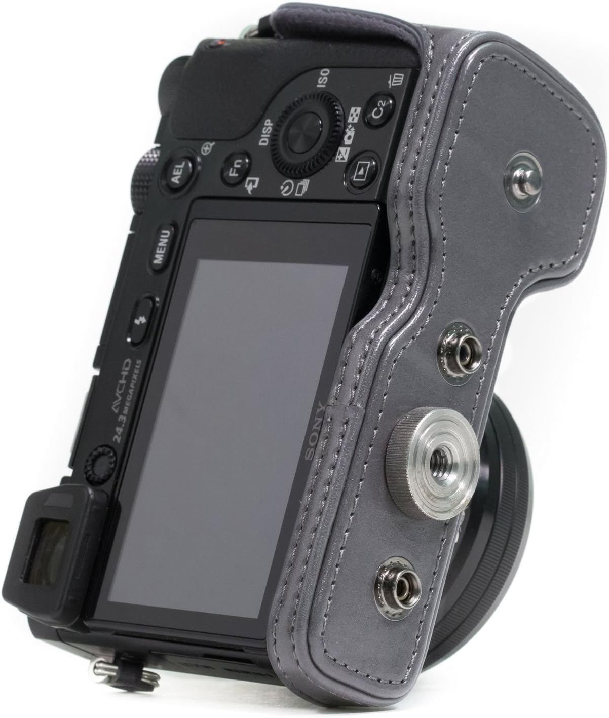 MegaGear MG677 Sony Alpha A6300, A6000 (16-50 mm) Ever Ready Leather ...
