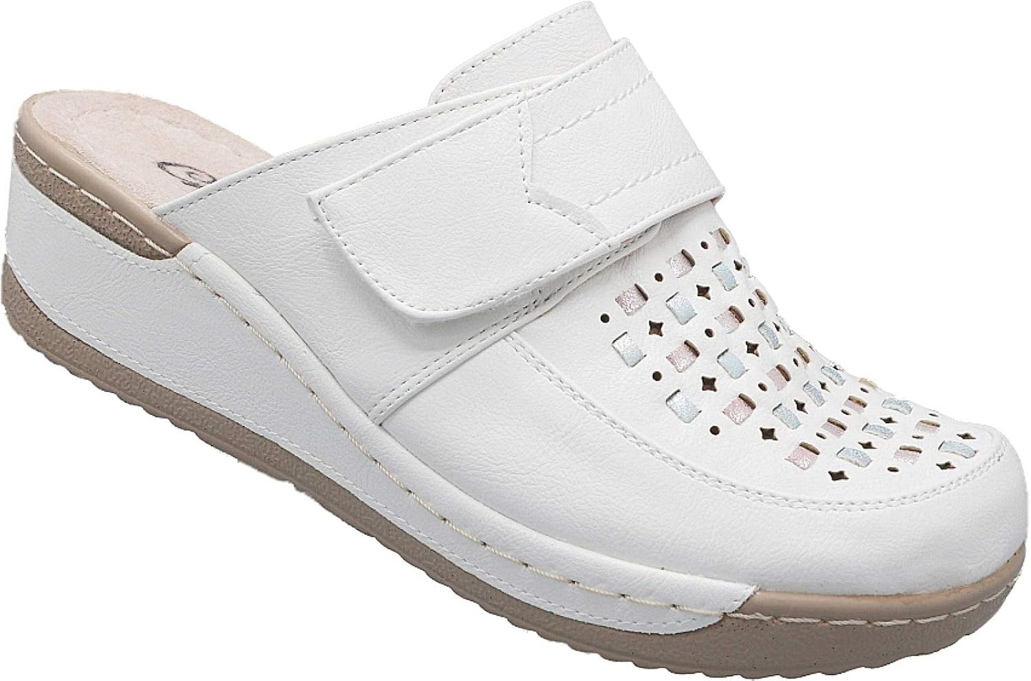 Clogs Damen Sabot Schuhe Sommer Sandalette Pantolette Nr. A56053 ...