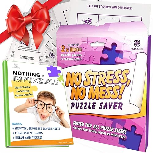 Preserve 2 x 1000 Puzzle Saver, Sticker Sheets, Puzzle Glue, Puzzle ...