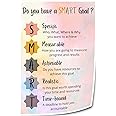 Amazon.com: Greejoeq Smart Goal Poster Positive Mental Health Posters ...