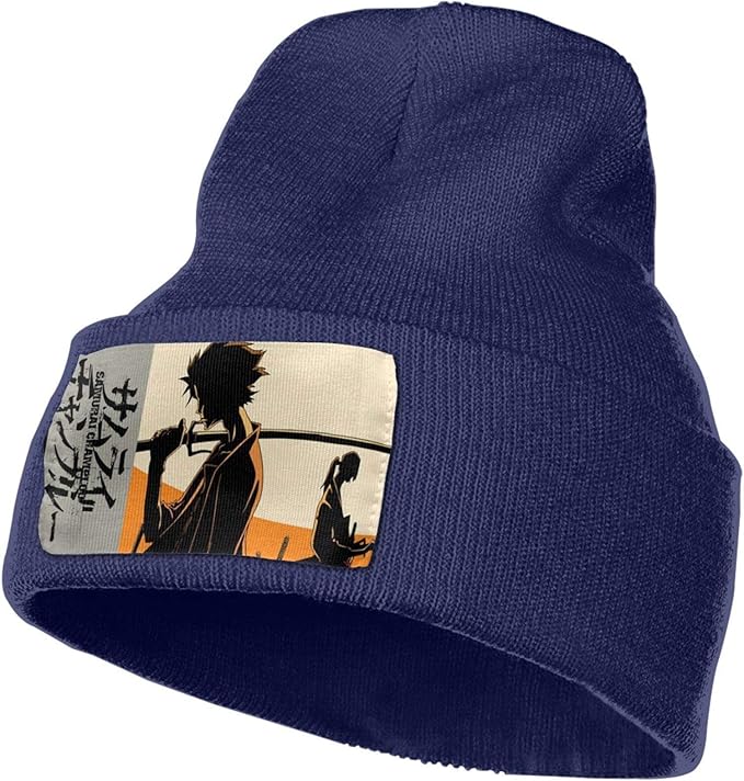 Samurai Champloo Winter Beanie Hats Stretch for Unisex Navy at Amazon ...