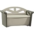 Amazon.com : Rubbermaid FG376401OLVSS Storage Bench, Sandstone : Deck ...