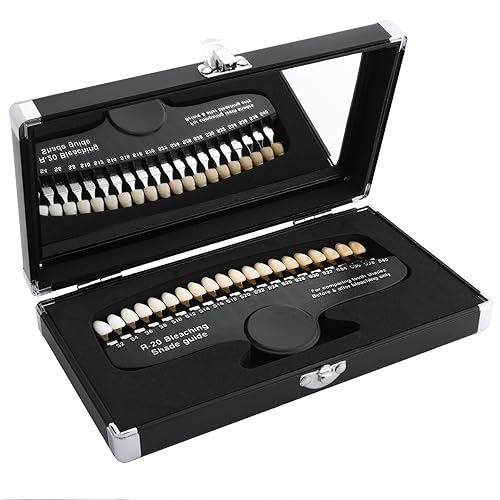 Healthible Dental Shade Guide Professional 3D R-20 Tooth Whitening ...